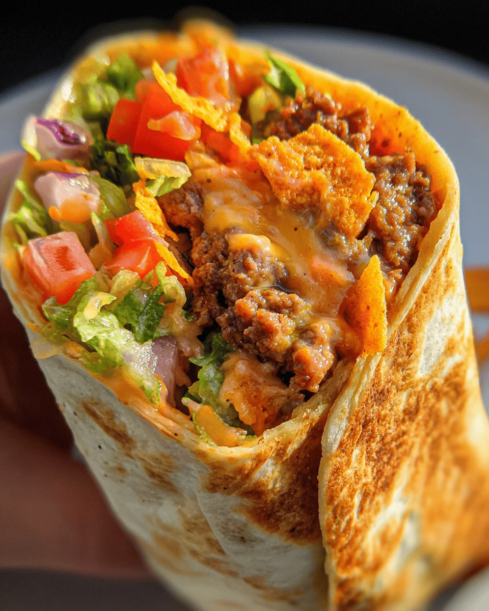 Beefy Nacho Cheese Wrap